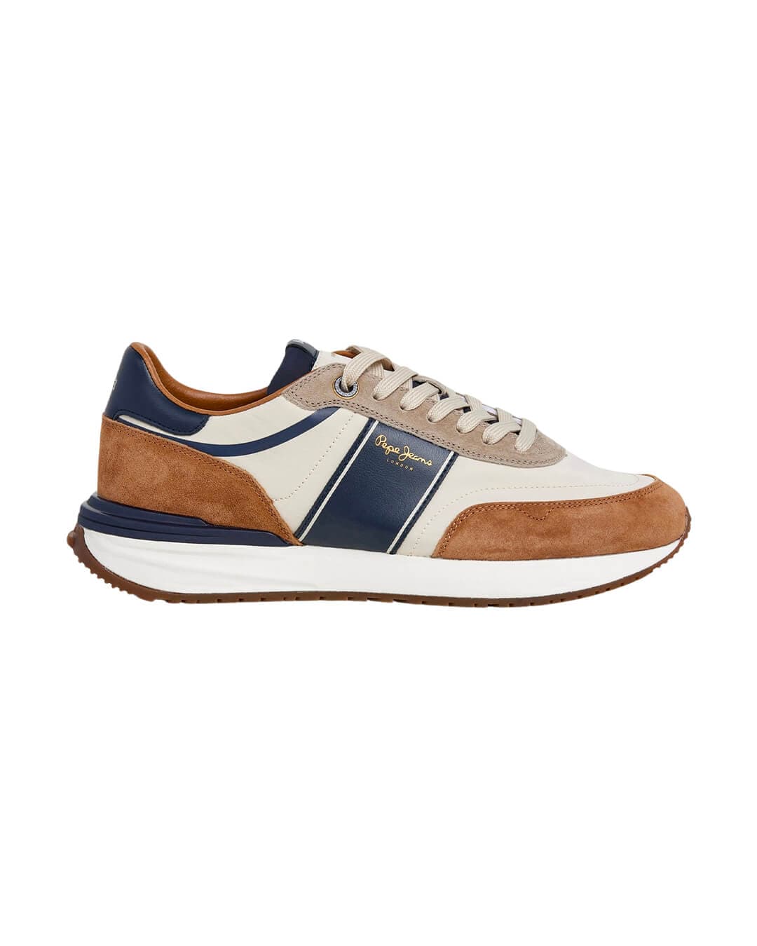 Pepe Jeans Brown Buster Serie Sneakers | Bortex